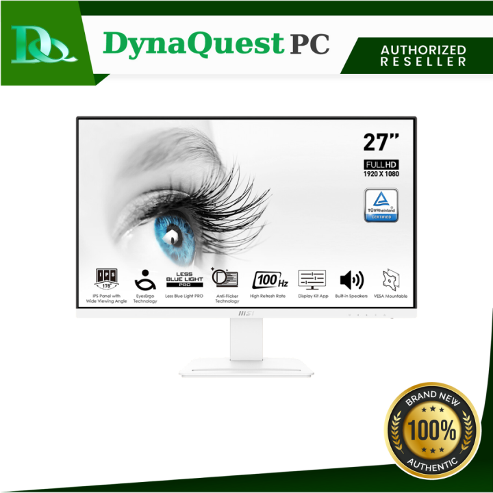 MSI Pro MP273AW White 27" IPS 100Hz 1920X1080 1ms Gaming Monitor ...