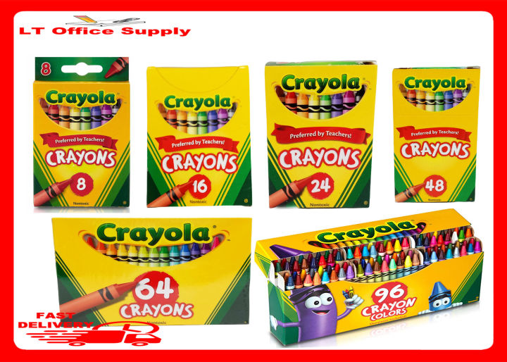 Crayola Crayons 8 colors to 96 Colors | Lazada PH