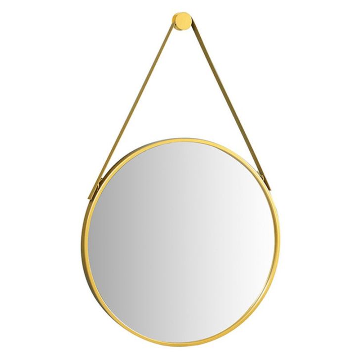 [COD]Nordic Round Circle Mirror Round Wall Hanging Mirror Makeup Mirror ...