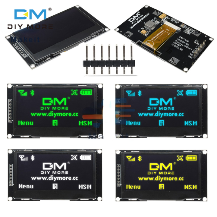 diymore 2.42 inch 2.42" OLED Display Module 128x64 LCD HD Display ...