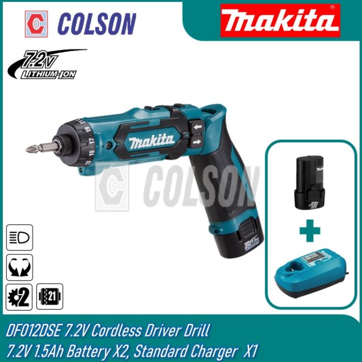 COLSON MAKITA DF012DSE 7.2V Cordless Driver Drill | Lazada