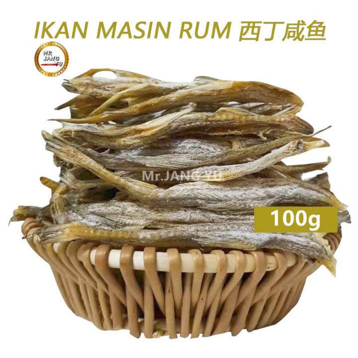 Mr.JANG YU Ikan Masin Rumi 100g Salted Fish 西丁咸鱼 Dried Sardine and ...