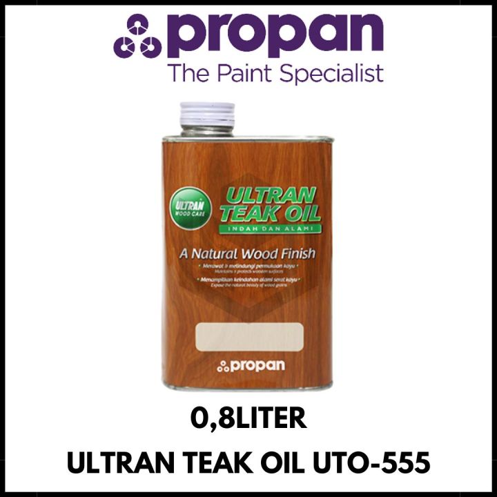 Cat Kayu Propan Ultran Teak Oil Uto-555 0,8Liter | Lazada Indonesia