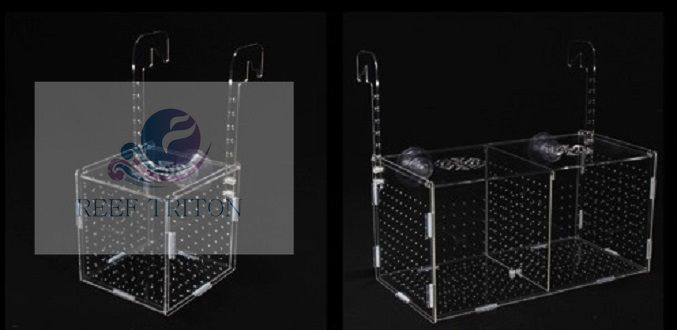 2in1 suction and hook acrylic quarantine box fish tank aquarium ...