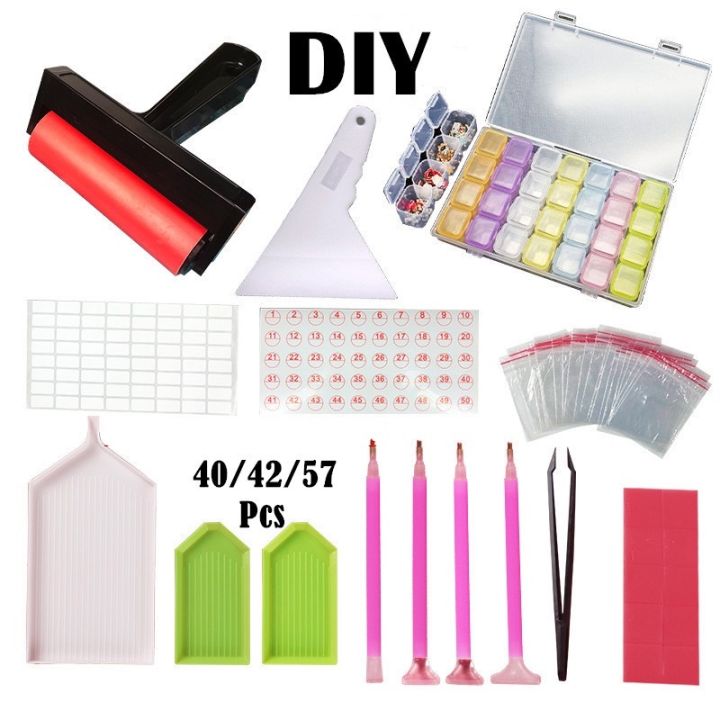 [Ready to ship]40-57pcs 5D Diamond Painting DIY Common Tool Set ...