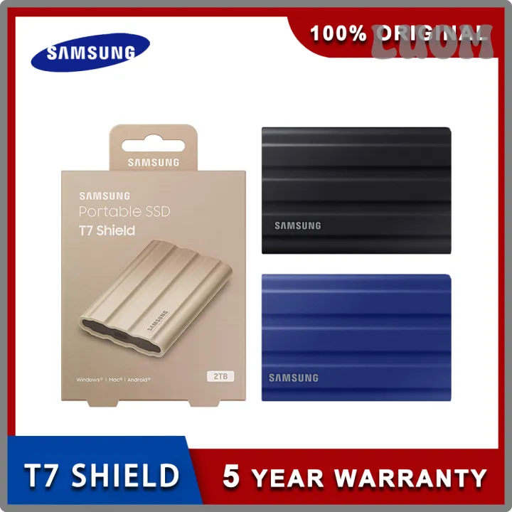 [LUOM] New SAMSUNG T7 Shield 1TB 2TB Portable Solid State Drive USB 3.2 ...
