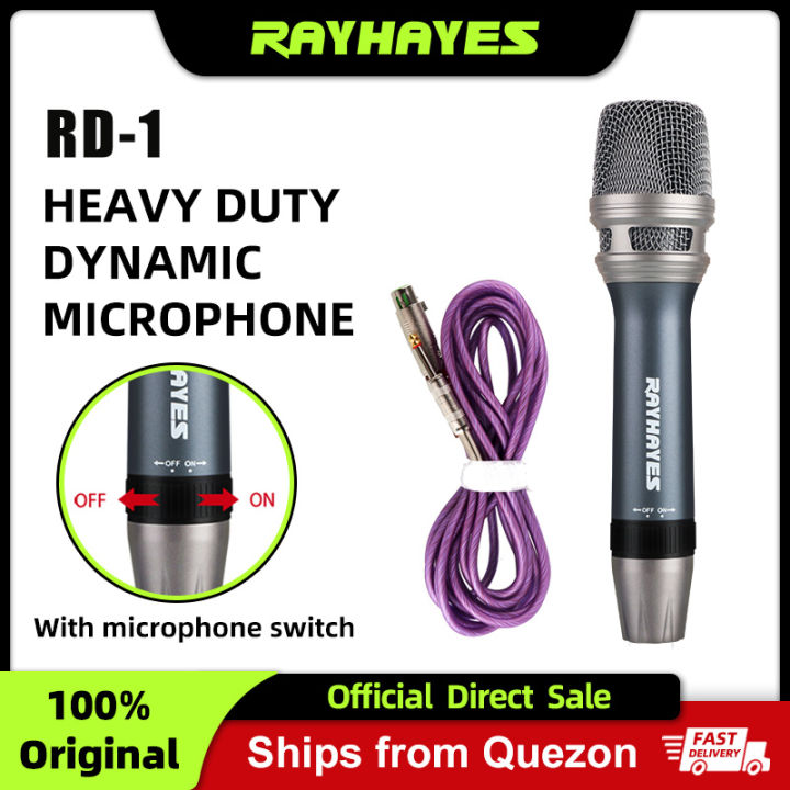 RAYHAYES RD-1 Heavy Duty Wired dynamic microphone Professional All ...