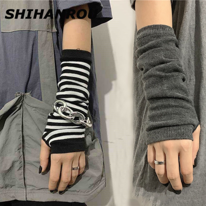 SHIHANROU ชุดถุงมือผ้าฝ้ายยาว inkio แฟชั่น unisex | Lazada.co.th
