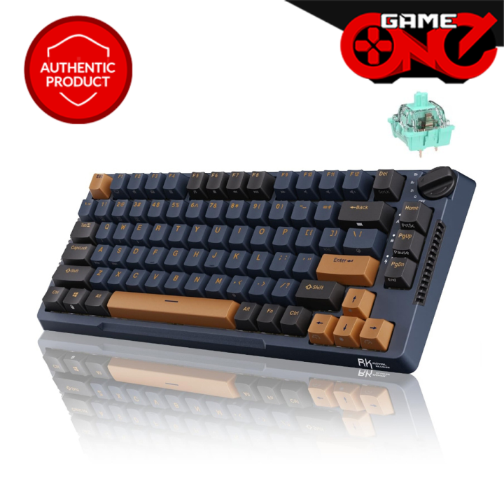 RK Royal Kludge H81 81 Keys Tri-Mode with Knob Control RGB Wireless ...