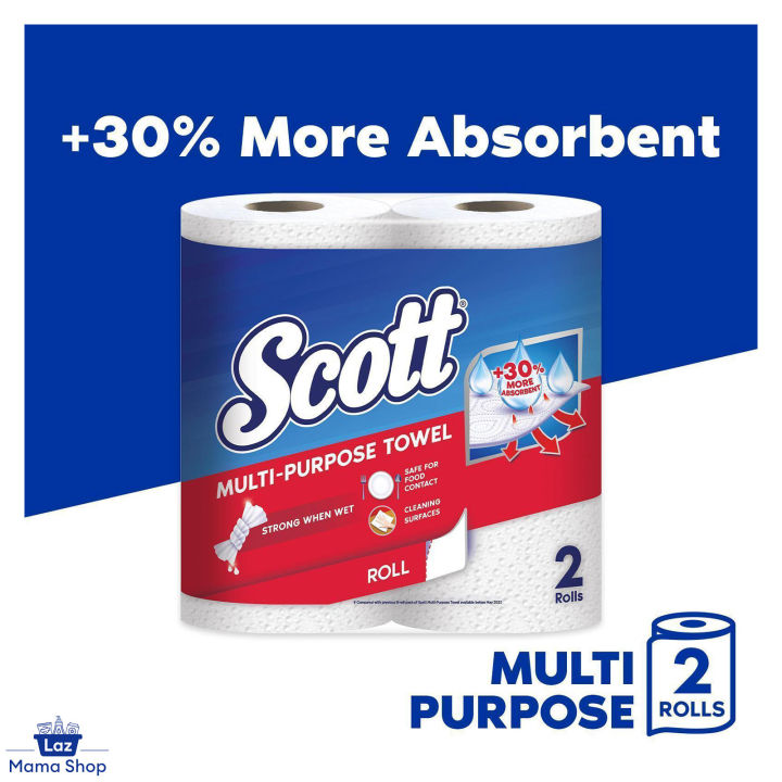Scott Multi Purpose Kitchen Towels - 2 Rolls (Laz Mama Shop) | Lazada ...