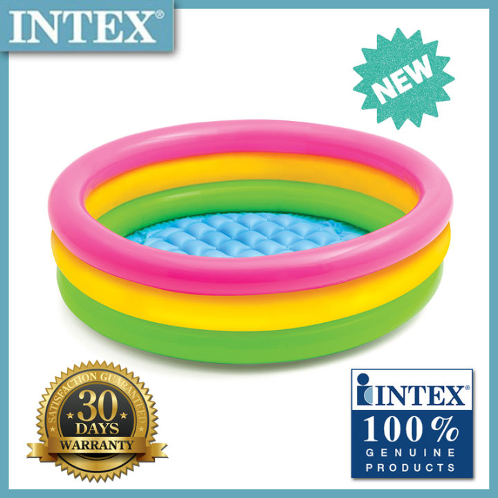Intex 58924 Sunset Glow Baby Pool 34" x 10" | Lazada PH