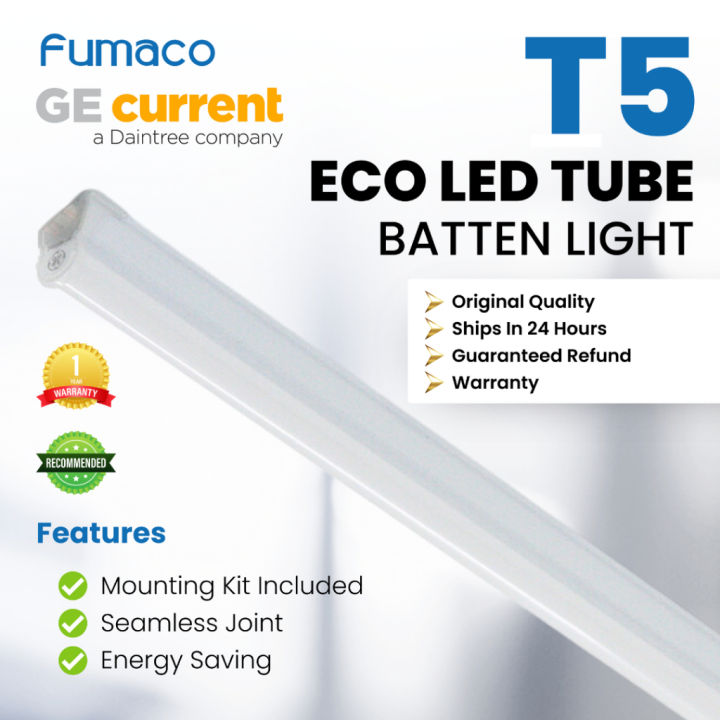 GE T5 LED Tube Light Cove Lighting for Home Office Ceiling seamless connect 1ft 2ft 3ft 4ft ...