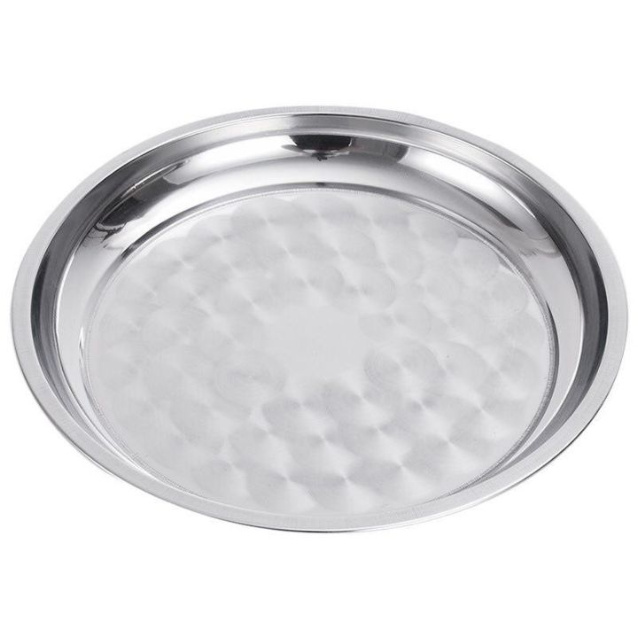 💯现货💯 Stainless Steel Round Plate 10" | Lazada