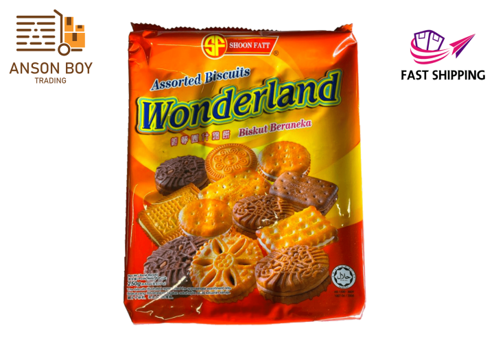 [READY STOCK] SHOON FATT WONDERLAND ASSORTED BISCUITS 250gram | Lazada