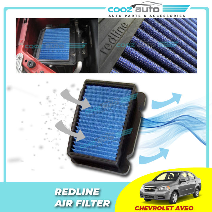 Chevrolet Aveo Redline Performance Washable High Flow Air Filter | Lazada