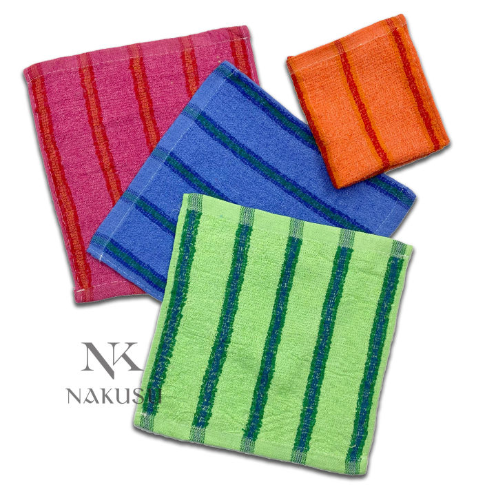 Poposy 12Pieces Face Towel Assorted Color 25 x 25cm | Lazada PH