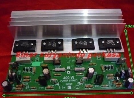 Kit power amplifier 400 watt stereo sk 2, Rangkaian | Lazada Indonesia