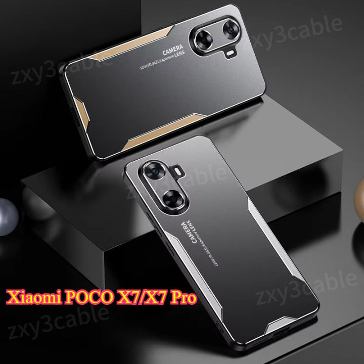 For Xiaomi Poco X7 Pro 5G 2025 Case Hard Aluminum Alloy Shockproof ...