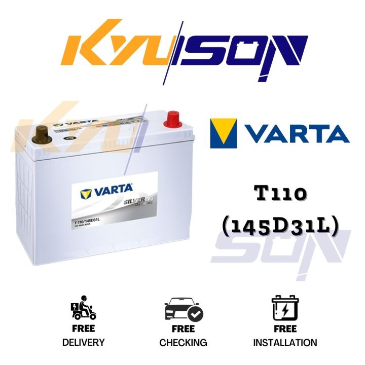 [Installation Provided] T110 | T-110 | 145D31L | Varta Silver EFB ...