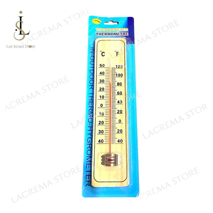 THERMOMETER KAYU / THERMOMETER RUANGAN KAYU /TERMOMETER KAYU | Lazada ...
