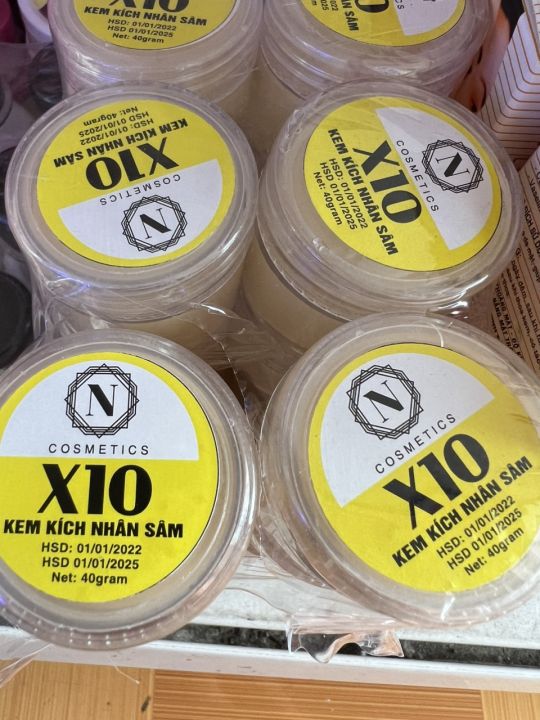 Kem Kích Trắng Nhân Sâm X10 Cosmetics 40g | Lazada.vn