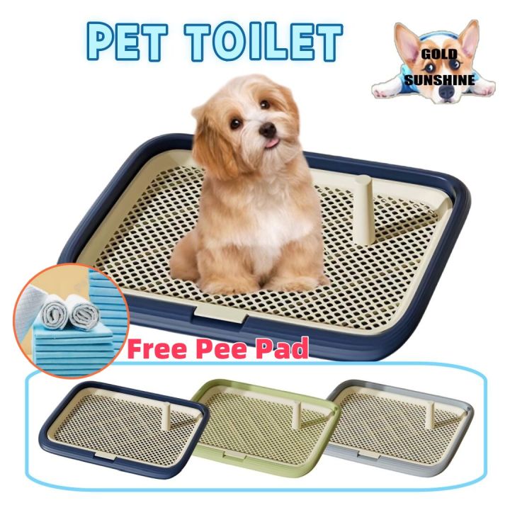 Pet Toilet Dog Training Potty Pad(With Stand) Pet Training Poop Tray ...
