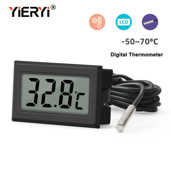 yieryi Digital Thermometer for Freezer Temperature -50~70 degree ...