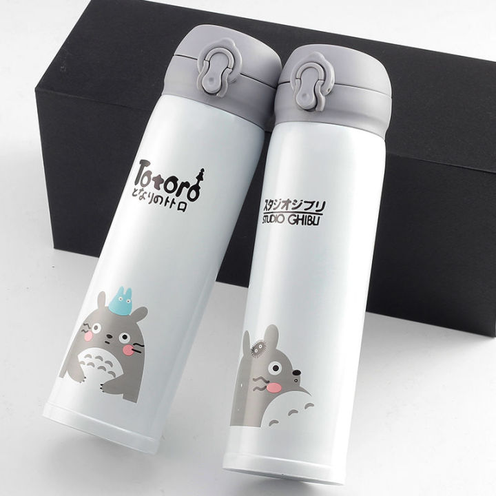 Thermos Flask Cartoon Design Kids Cute Design Stainless Steel Totoro ...