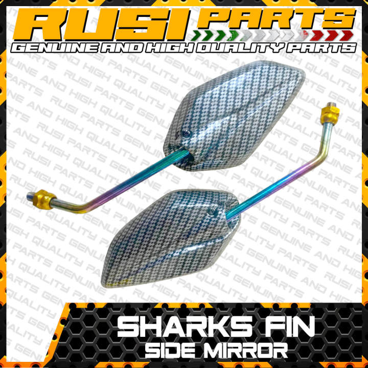 Sharks Fin Side Mirror for Rusi Motorcycles | Lazada PH