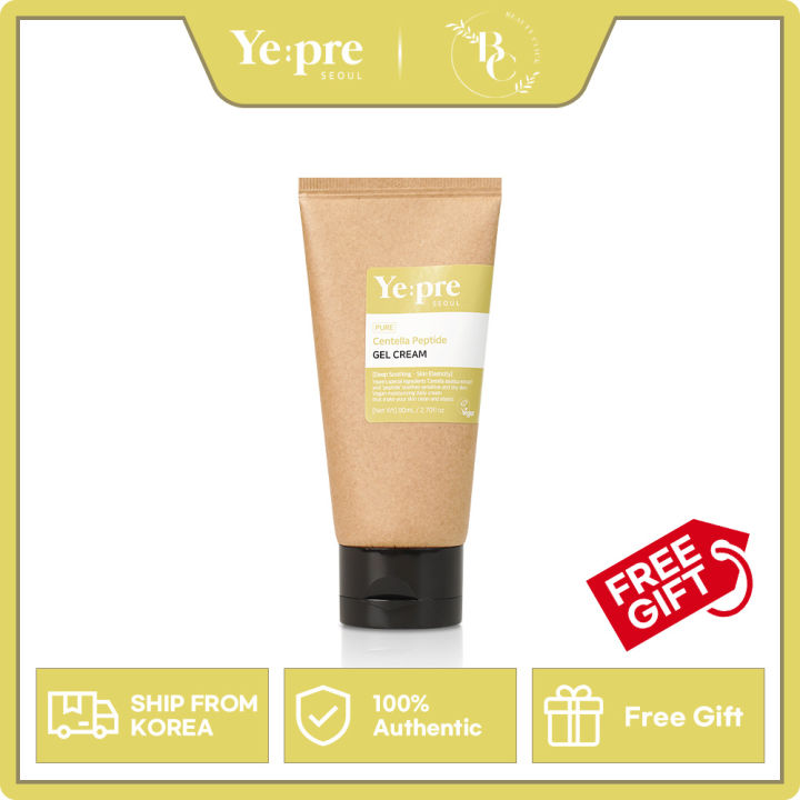 [Ye:pre] Centella Peptide Gel Cream 80ml | Korean Skincare | Hydrating ...
