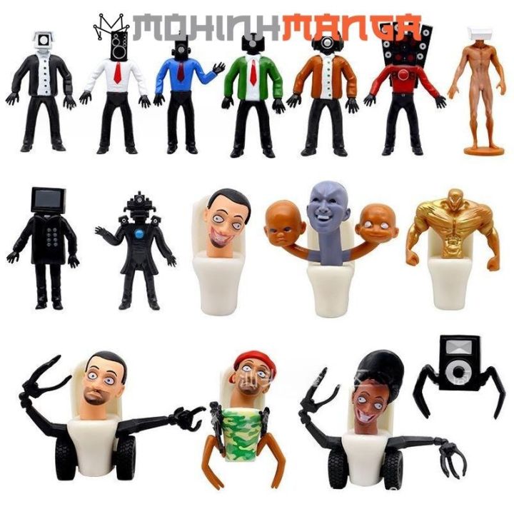 Mô Hình Skibidi Toilet Man V2 Nhân Vật Phim Hoạt Hình TV Man Nhà Vệ ...