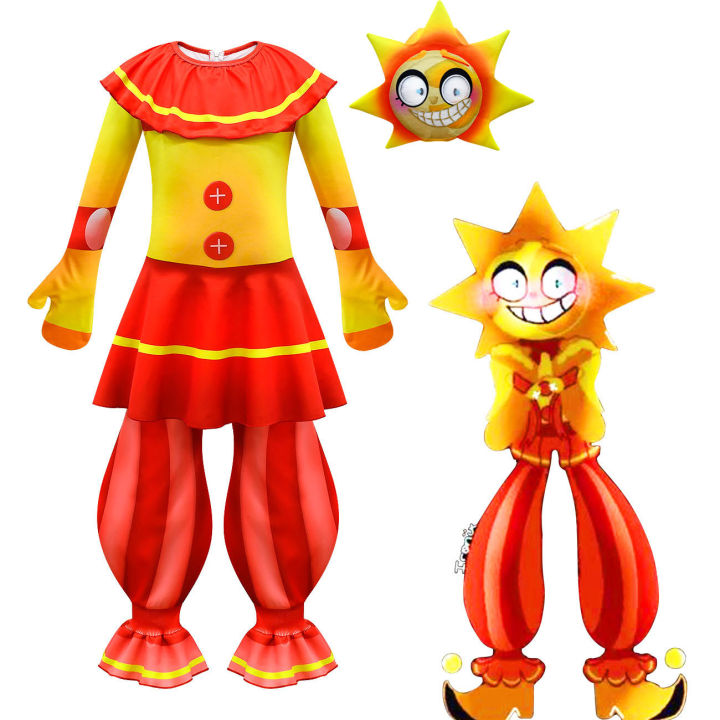 Sundrop Costume For Kids Halloween Party Role Play Anime Fnaf Sundrop ...
