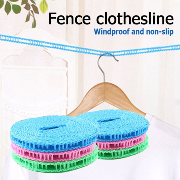 Happy Picks - 5M Windproof Fence-Like Clothesline Sampayan | Lazada PH