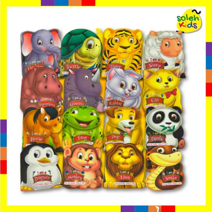 Read More About Me Series Animals 16 books English Story Colourful ...