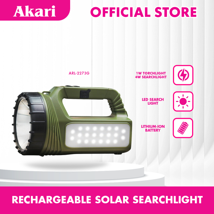Akari Solar Searchlight with Lantern Color (ARL-2273) | Lazada PH