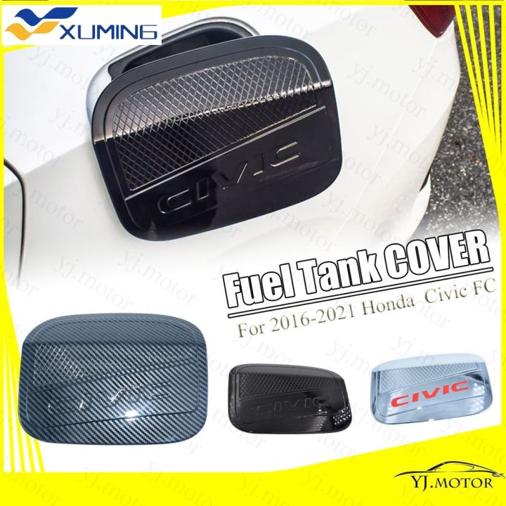 Xuming For 2016 - 2020 Honda Civic FC Fuel Tank Cover Oil Tank Cover ...