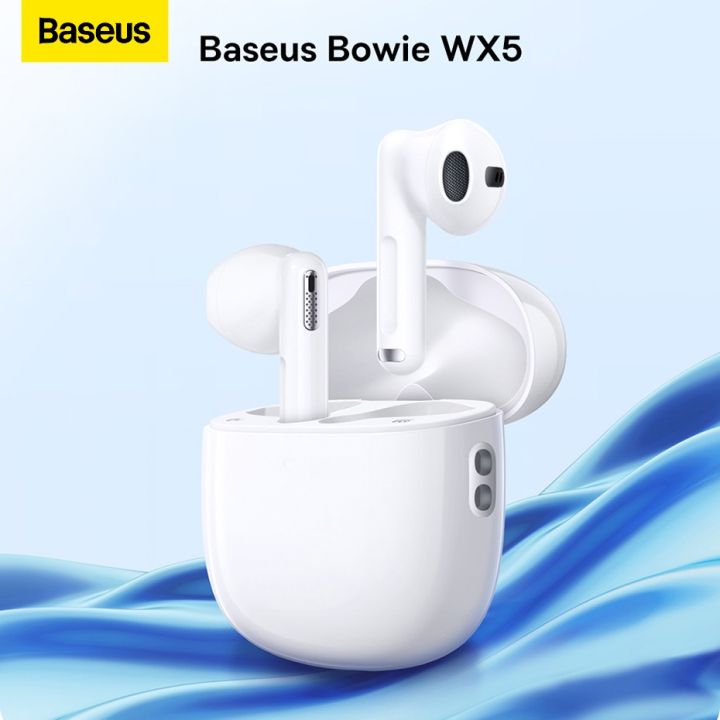 Baseus WX5 TWS Bluetooth Headphone Wireless Stereo Earphone Earbuds ...