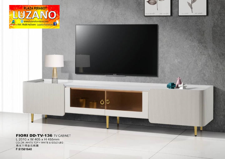 Tv Cabinet/ 7 Ft Tv Cabinet/ Modern Tv Cabinet | Lazada