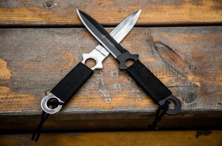 Outdoor self-defense darts knife thick death squads small straight ...