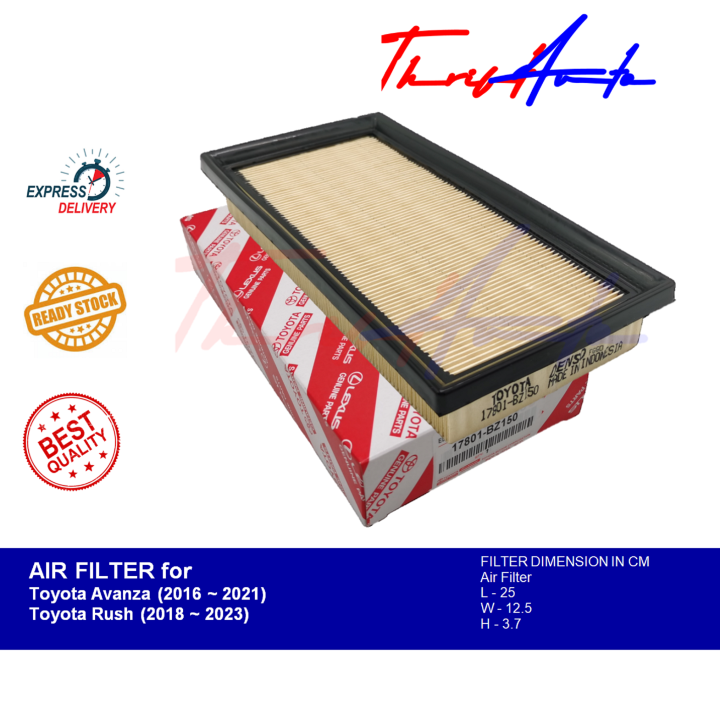 Air Filter for Toyota Avanza (2016 - 2021), Toyota Rush (2018 - 2023 ...