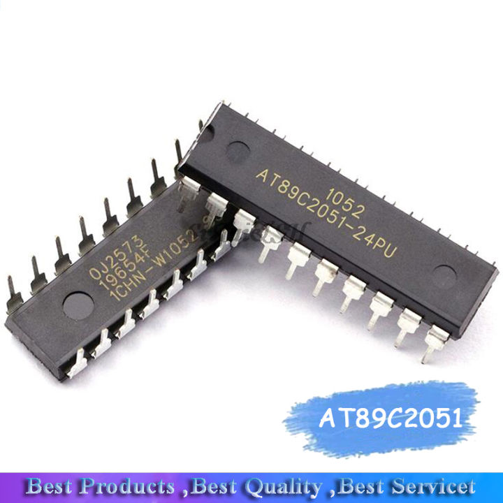 5ชิ้นAT89C2051-24PU AT89C2051 DIP-20นำเข้าตกแต่งบ้านใหม่ | Lazada.co.th