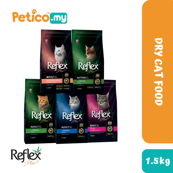 Reflex Plus 1.5kg Dry Cat Food (Sterilised Chicken / Kitten/ Chicken ...