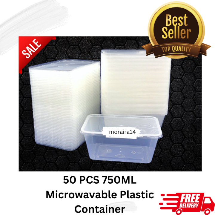 750 ML Microwavable Plastic Container on sale food container / kitchen ...
