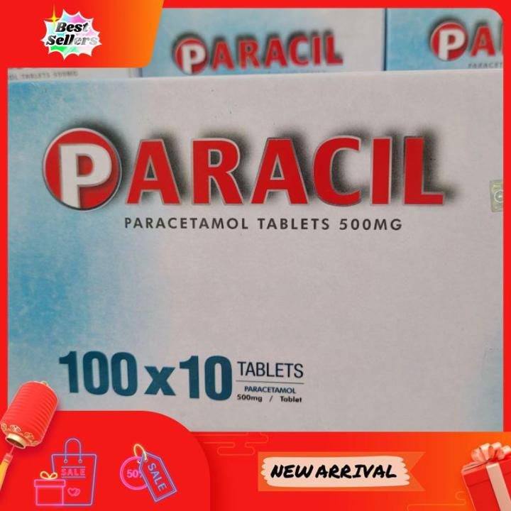 ⭐ ⭐READY STOCK⭐ ⭐ PARACIL 500mg (100x10's) x 1BOX | Lazada