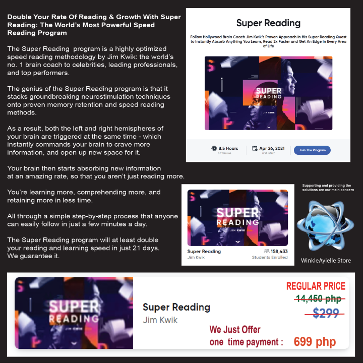 MIND**VALLEY- Super Reading by Jim K*wik | Lazada PH