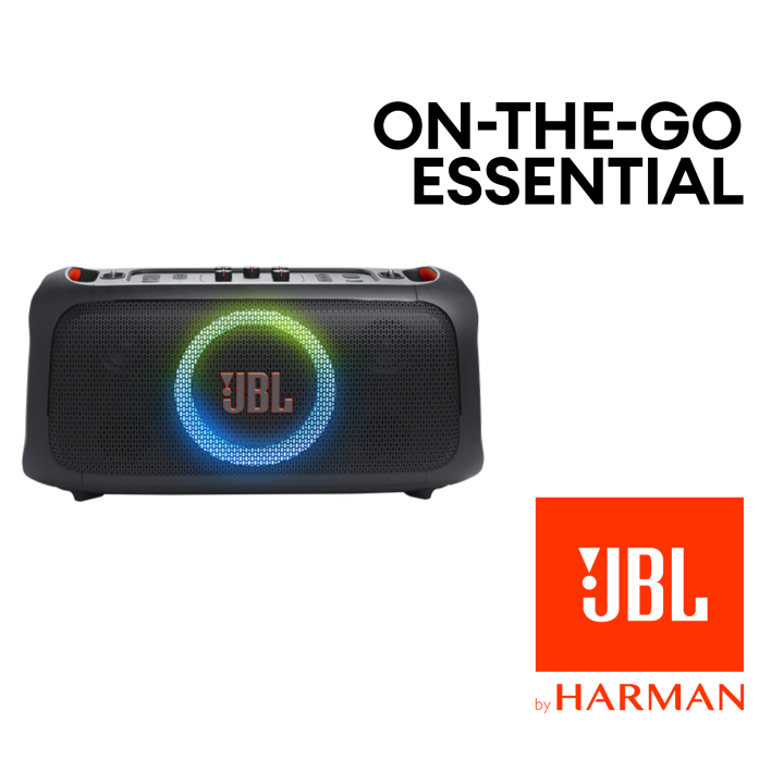 Jbl Partybox On the go Essential Bluetooth Speaker With FREE Wireless High End Microphone ...