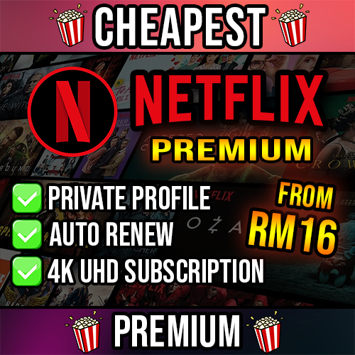 Netflix Premium Account 4k UHD Private Profile | Original Netflix Murah ...