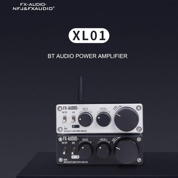 FX-AUDIO XL01 BT Audio Power Amplifier 2.1 Channel HiFi Digital Power ...