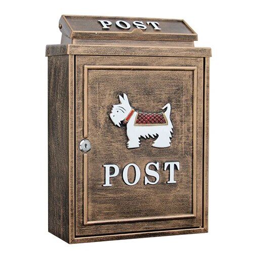 European Villa Letter Box Outdoor Rainwater Mailbox Wall With Lock ...