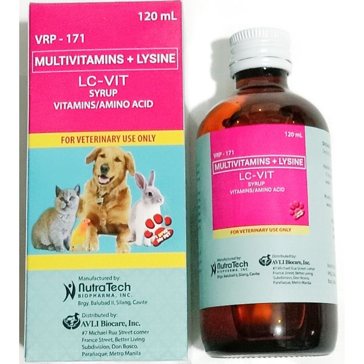 LC-VIT MULTIVITAMINS + LYSINE, LC-VIT SYRUP MULTIVITAMINS/AMINO ACID ...
